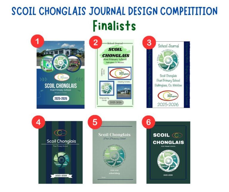 Student Journal Design Competition - Scoil Chonglais