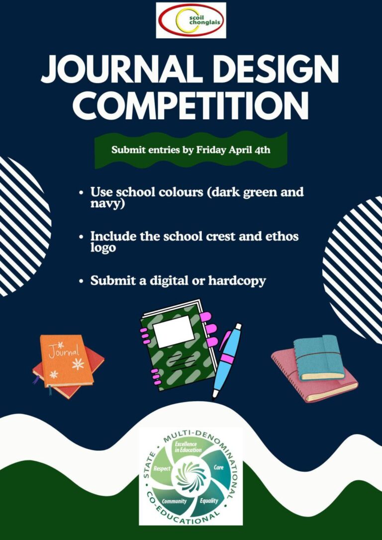 School Journal Cover Competition - Scoil Chonglais